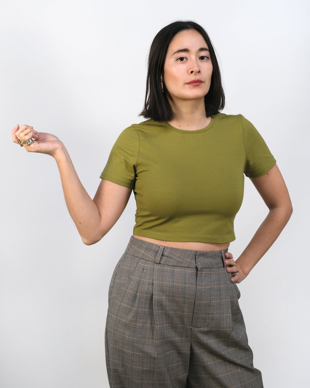 Carrie Crop Top by BF Patterns - PDF Download | Blackbird Fabrics