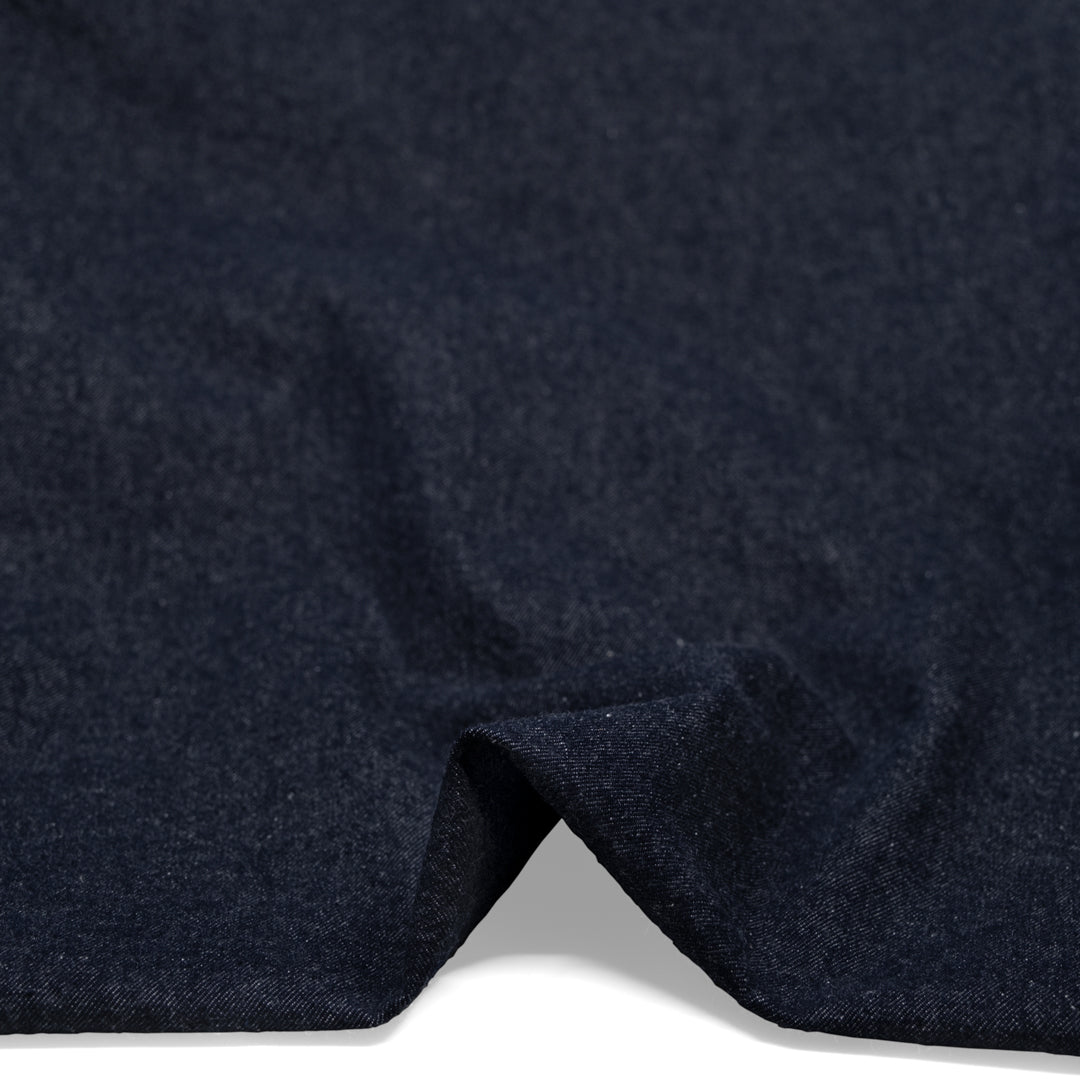 10oz Stonewashed Denim - Deep Indigo | Blackbird Fabrics