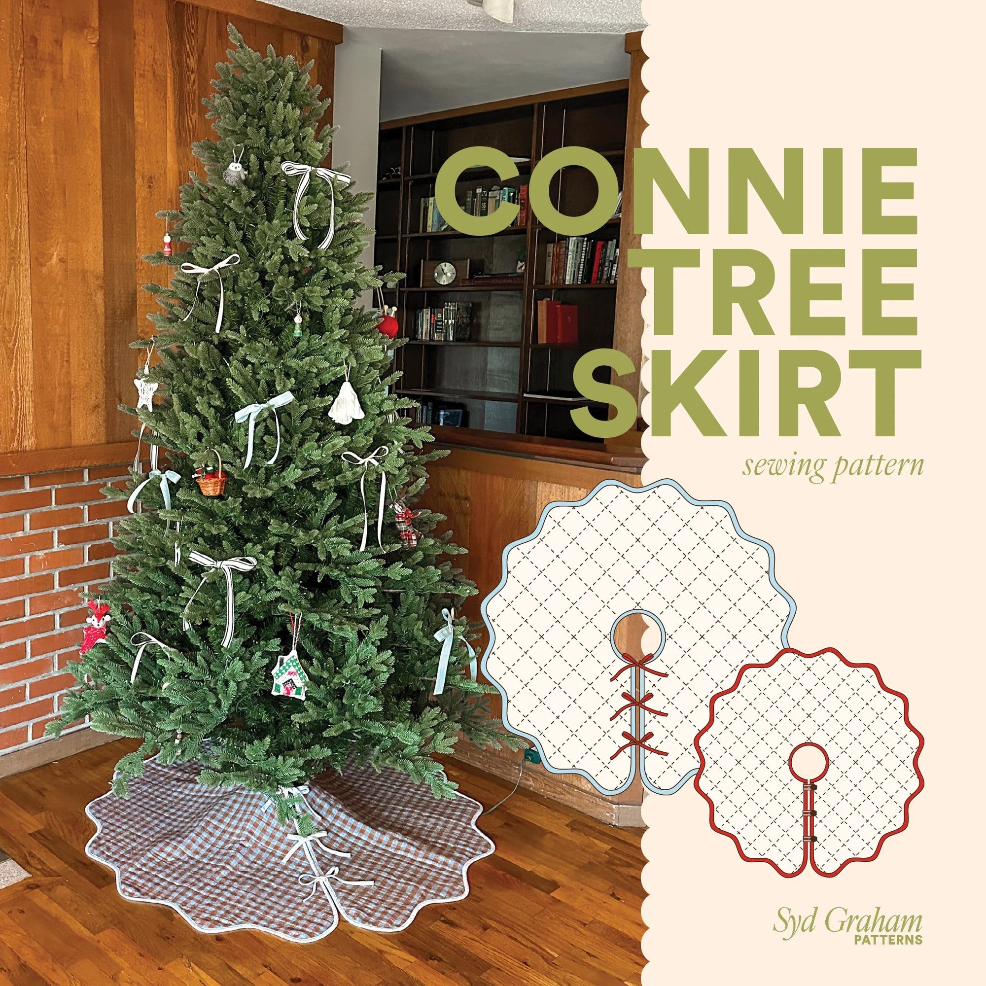 Connie Tree Skirt - Syd Graham - PDF Download | Blackbird Fabrics