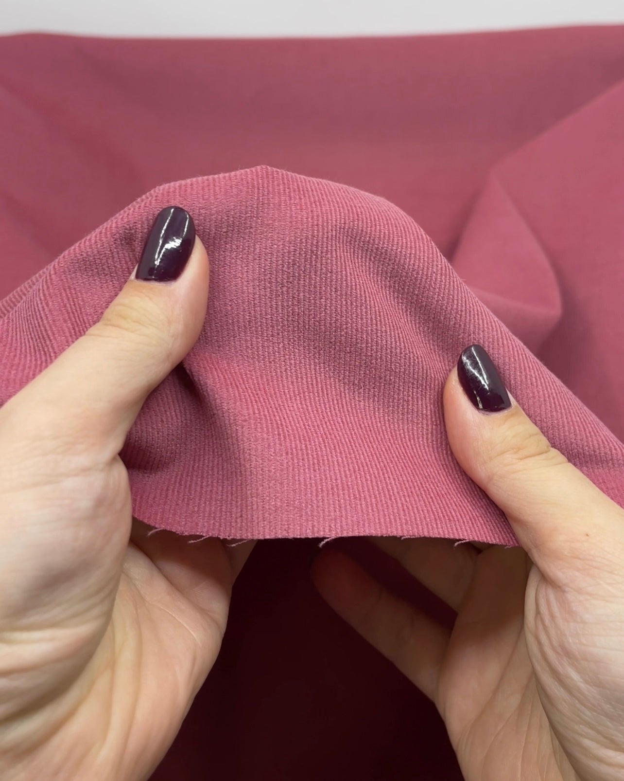 Micro Cotton Corduroy Shirting - Brick | Blackbird Fabrics