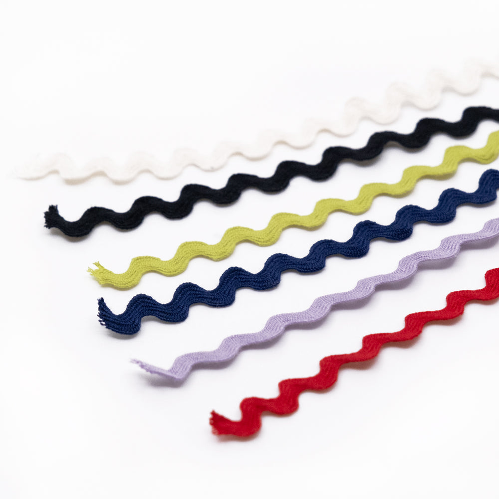 Deadstock Rick Rack - Black - 1 meter | Blackbird Fabrics