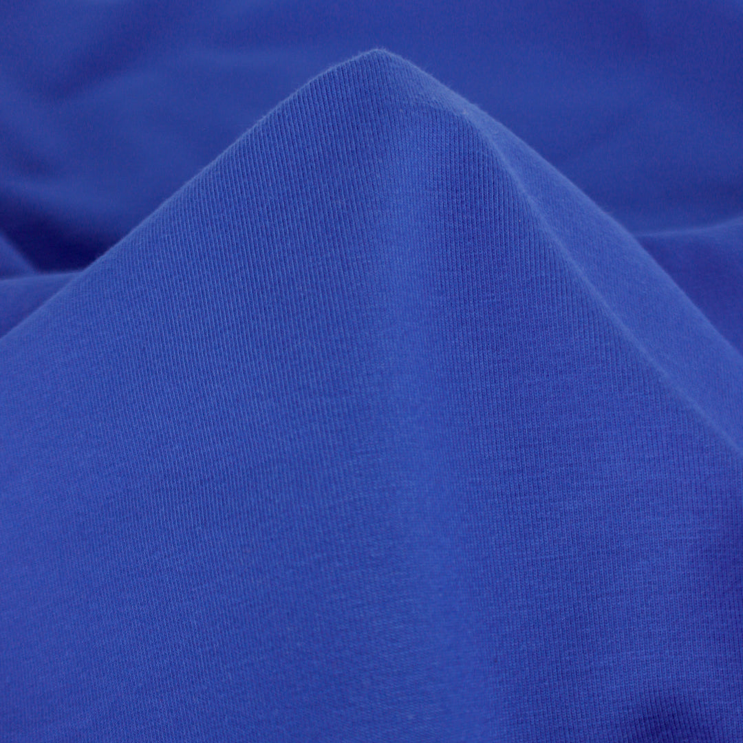 Cotton Jersey Knit - Azure Blue | Blackbird Fabrics