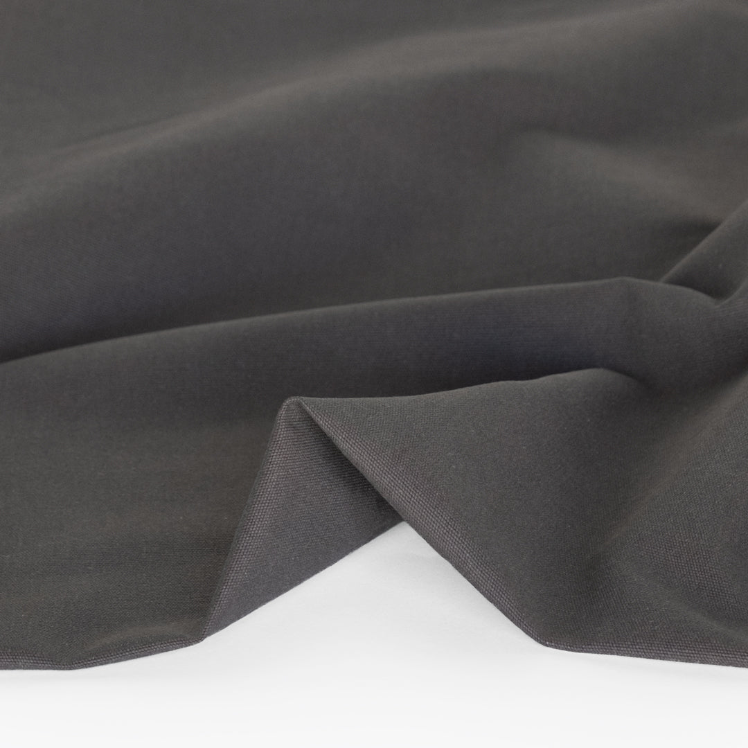 8.5oz Washed Cotton Canvas - Ash | Blackbird Fabrics