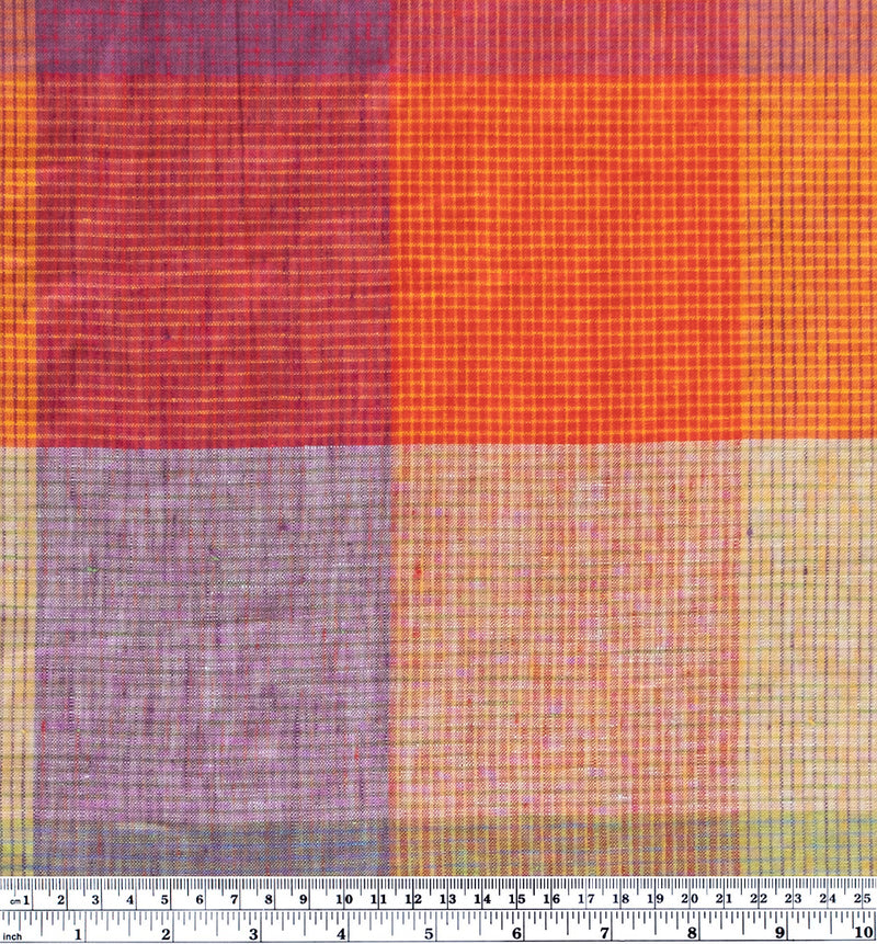 Prism Check Yarn-Dyed Linen - Rainbow | Blackbird Fabrics
