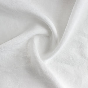 Washed Linen - White | Blackbird Fabrics