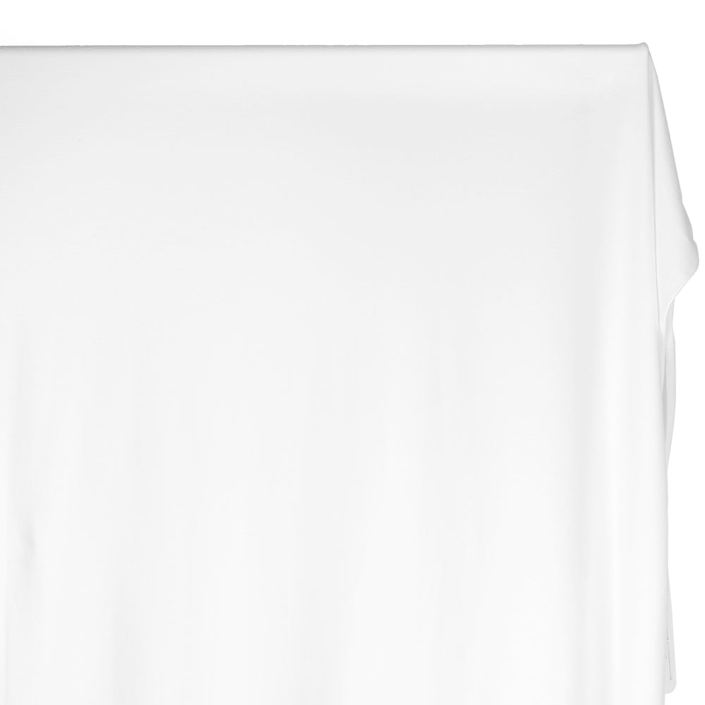Cotton Modal Jersey Knit - White | Blackbird Fabrics