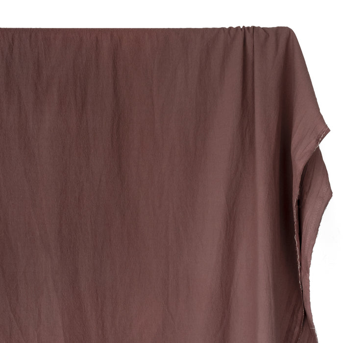 4.5oz Sandwashed Cotton - Deep Mauve | Blackbird Fabrics