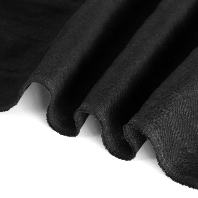 Everyday Linen - Black | Blackbird Fabrics