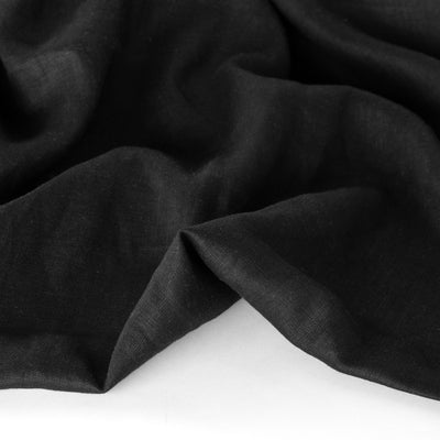 Everyday Linen - Black | Blackbird Fabrics