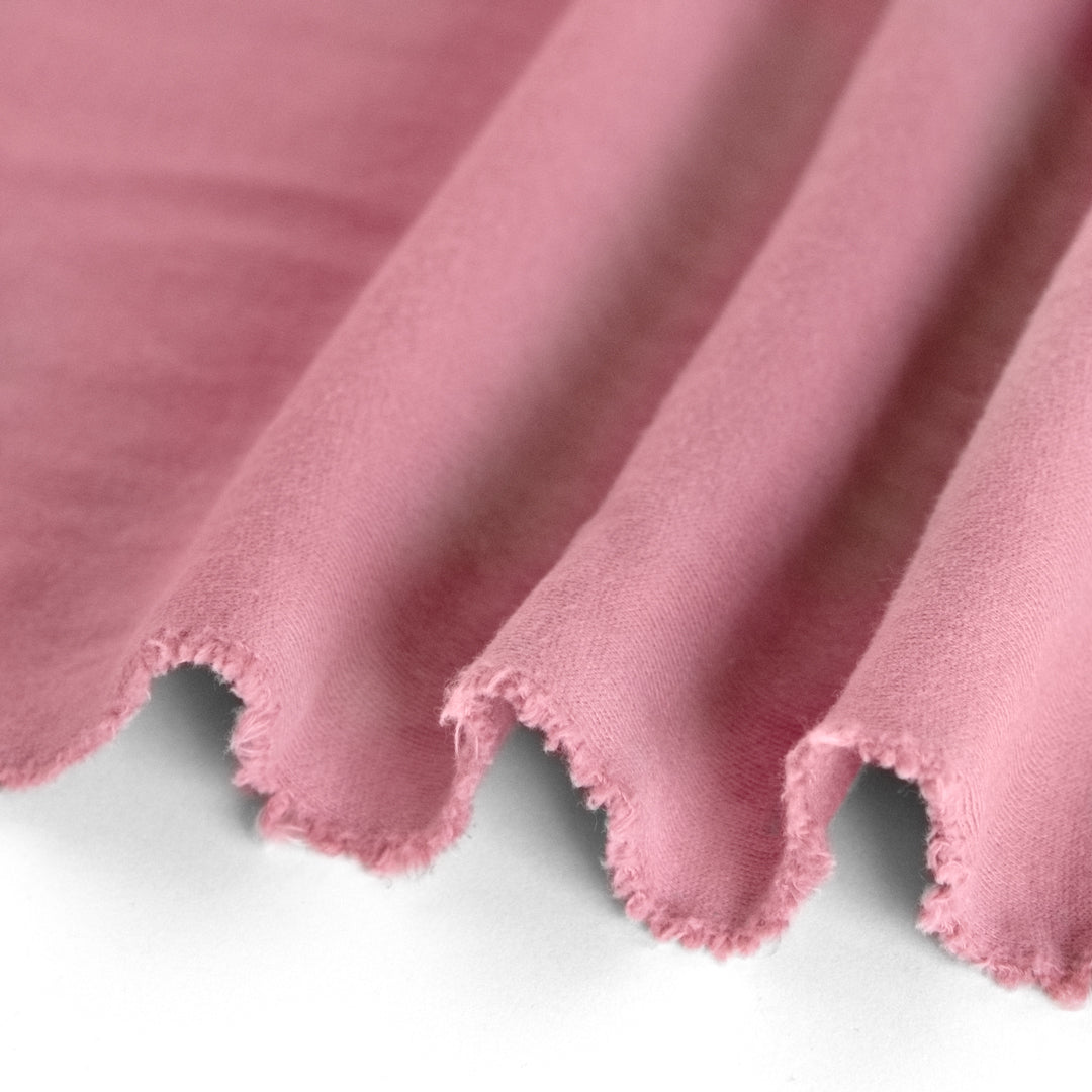 100% Organic Cotton Sweatshirt Fleece - Wild Rose | Blackbird Fabrics